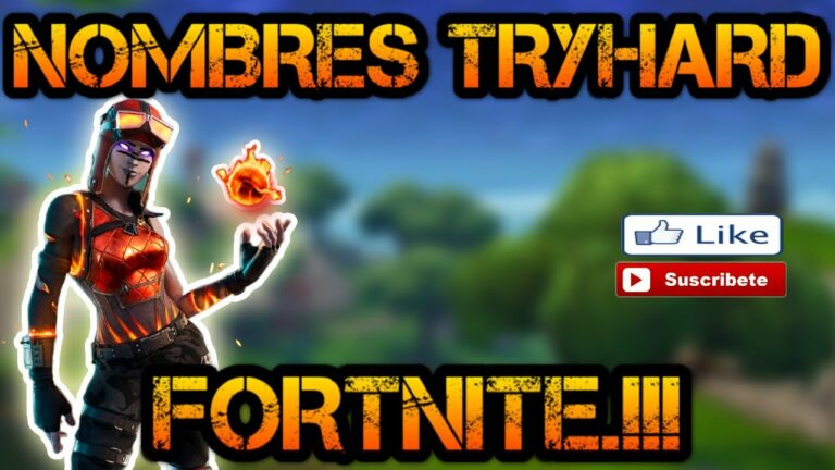 Meilleurs noms TryHard Fortnite 2025 MyTruKo